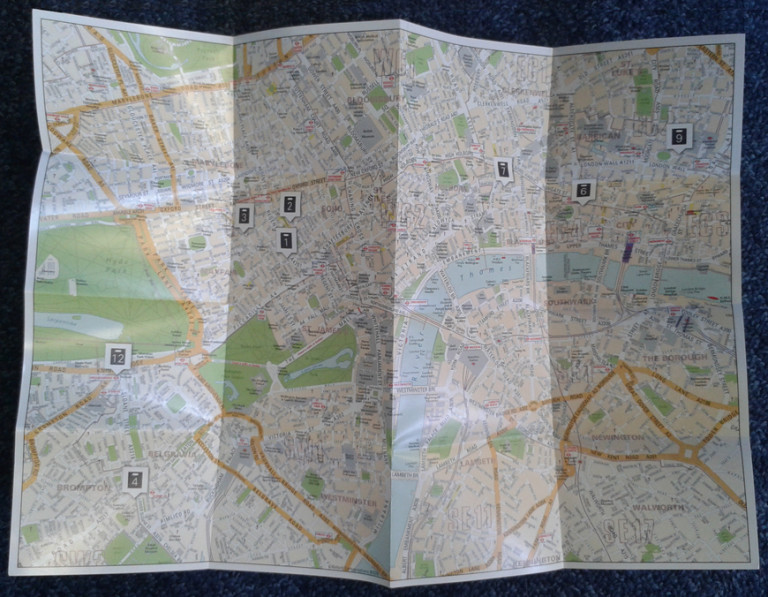 Mini Fold Maps - Oxford Cartographers