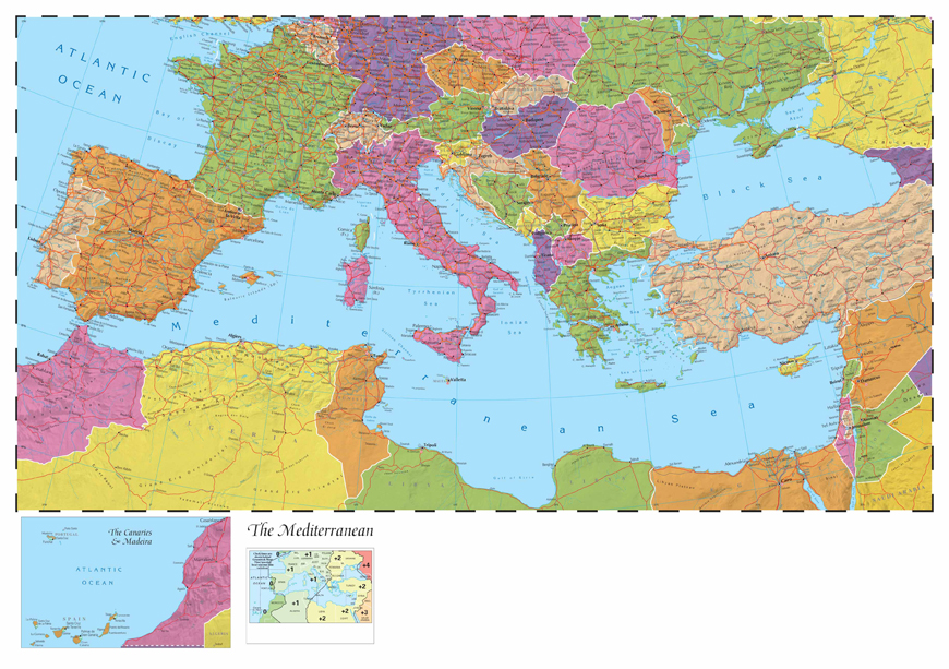 Wall Map | World Wall Map | Oxford Cartographers