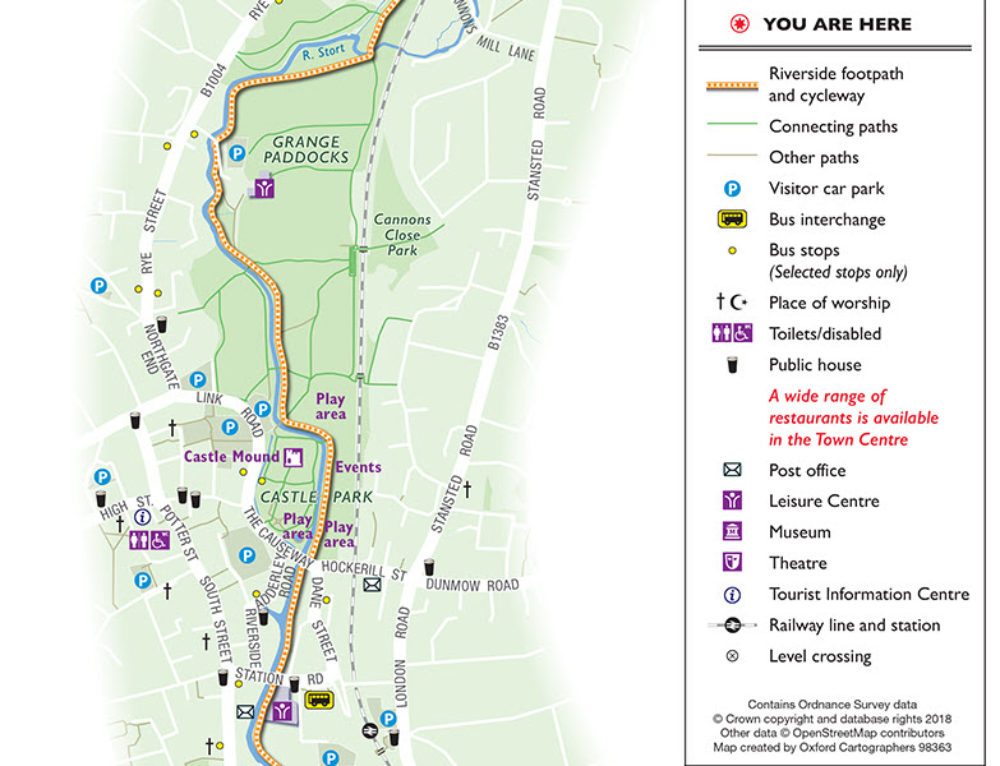 Basildon Town Centre - Oxford Cartographers