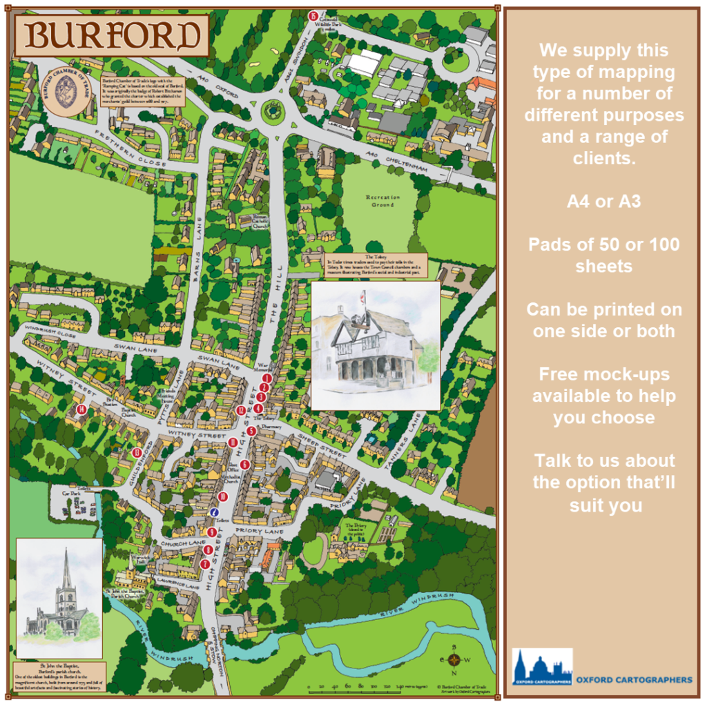 Custom Maps For Town Council Planning Oxford Cartographers