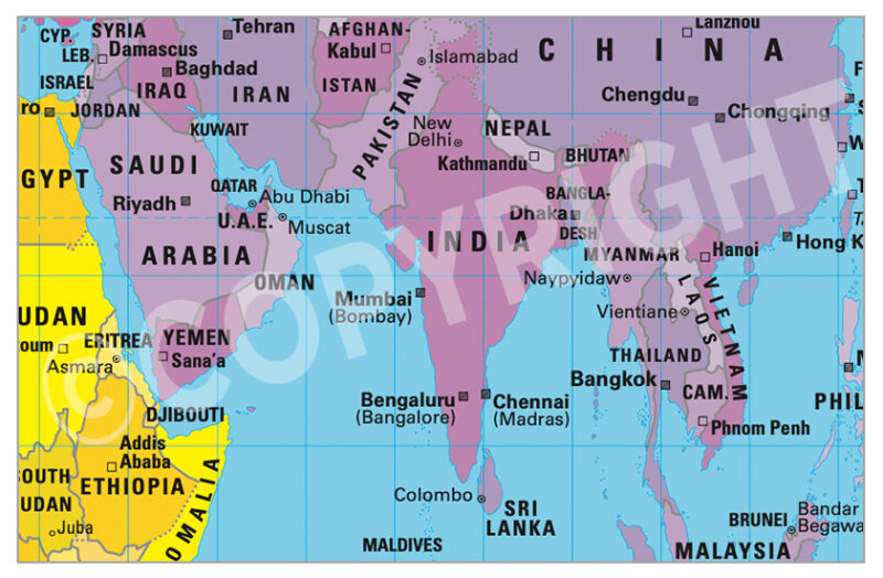 Peters Projection Map | Oxford Cartographers